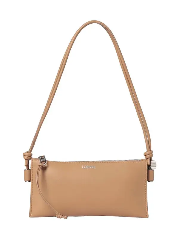 Loewe Joya Nappa Pouch - Brown