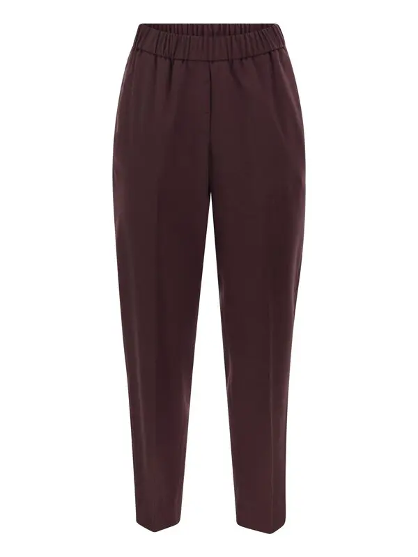 Peserico Virgin Wool Trousers - Multicolor