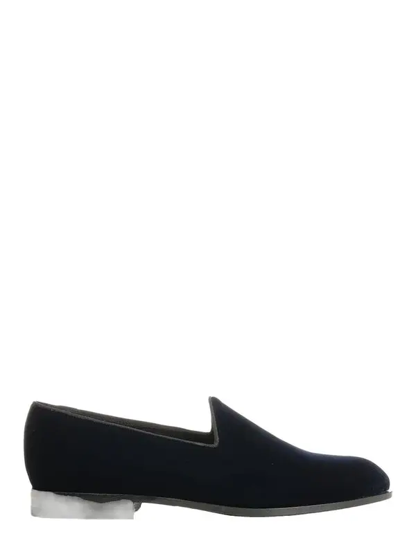 Tagliatore Velvet Moccasin - Blue