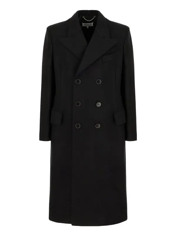 MAISON MARGIELA Tailored Overcoat - Multicolor