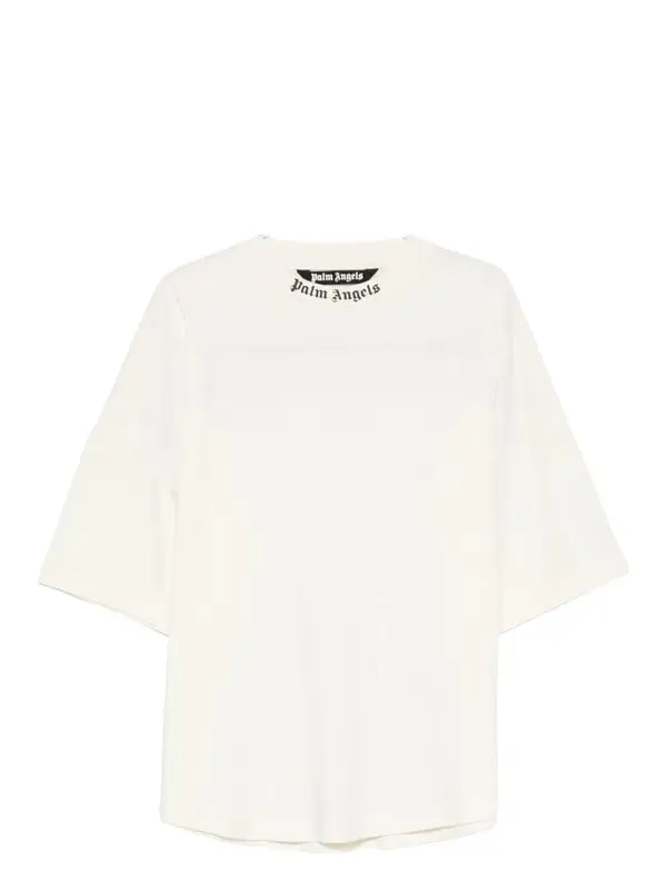 Palm Angels Logo Cotton T-shirt - Multicolor