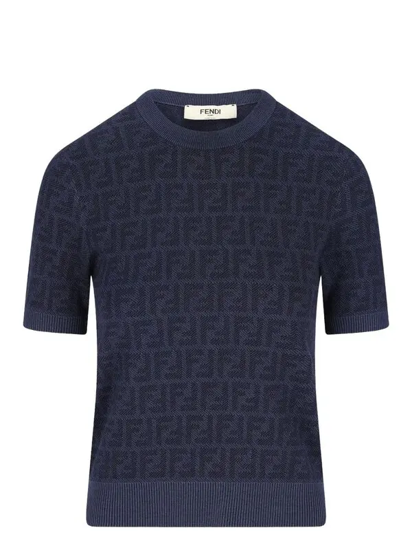 Fendi Ff Wool Sweater - Multicolor
