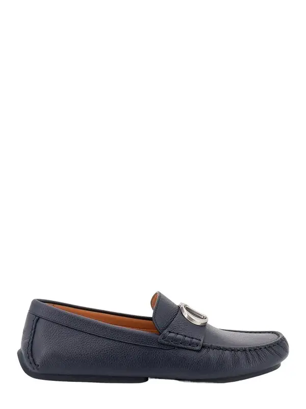 Dior Roadie Leather Loafers - Blue