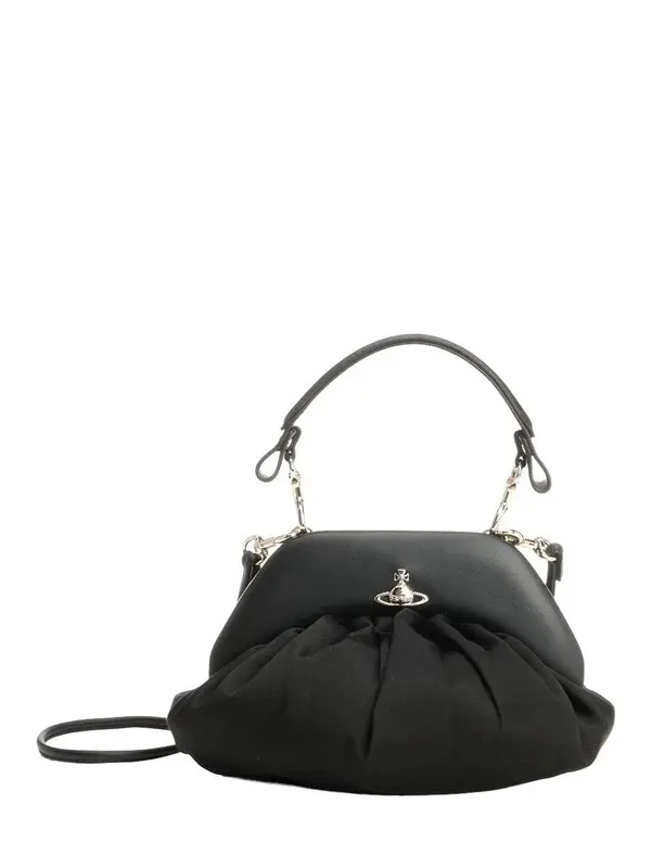VIVIENNE WESTWOOD Brooke Leather Clutch - Black