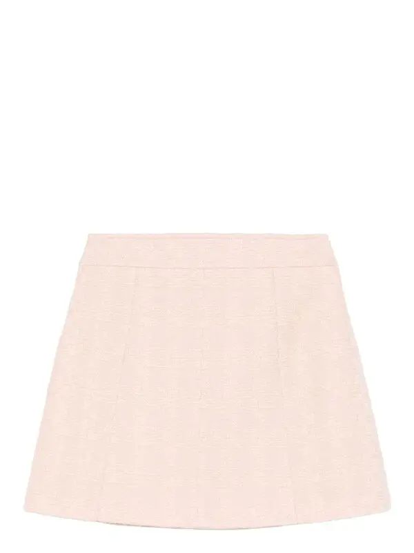 Celine Wool Mini Skirt - Multicolor