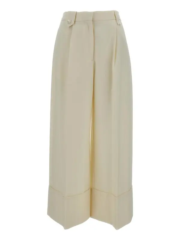 Simone Rocha Cropped Wide Leg Trousers - Multicolor