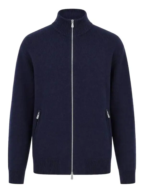 Brunello Cucinelli Cashmere Blend Cardigan - Blue