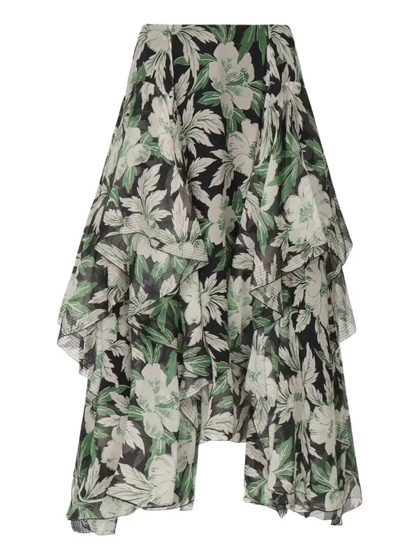 Loewe Silk Skirt - Multicolor