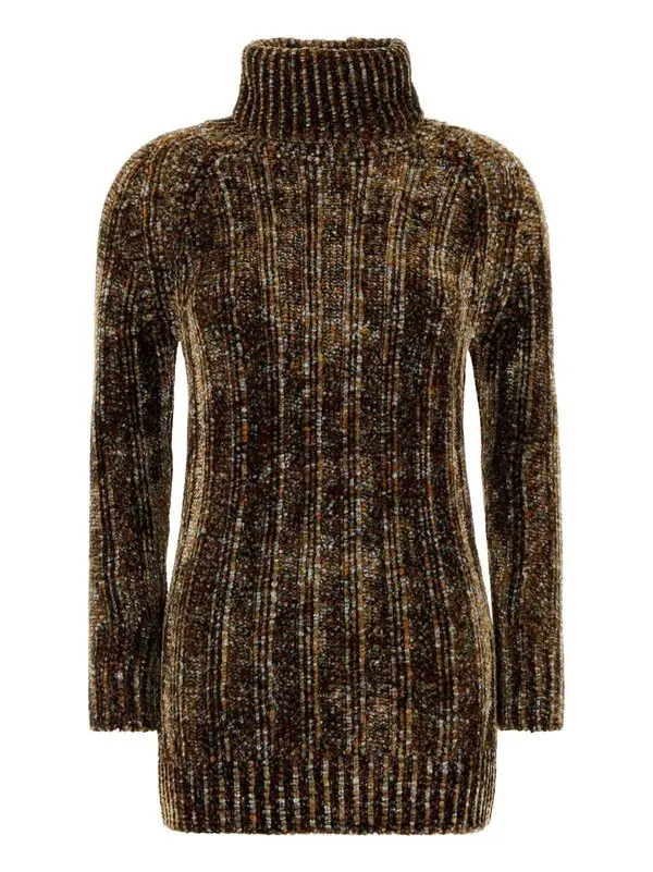 Dries Van Noten Chenille Tagic Sweater Dress - Multicolor