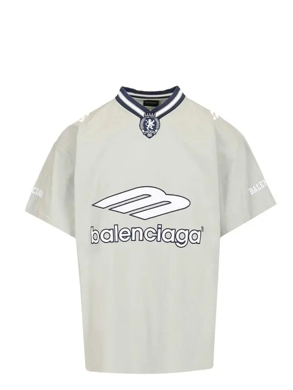Balenciaga 3b Football T-shirt - Gray