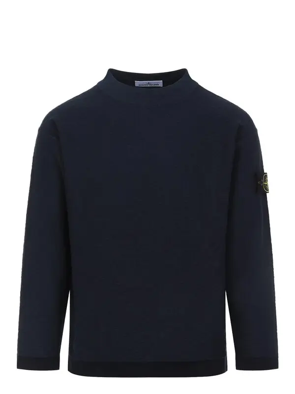 Stone Island Cotton Sweater - Blue