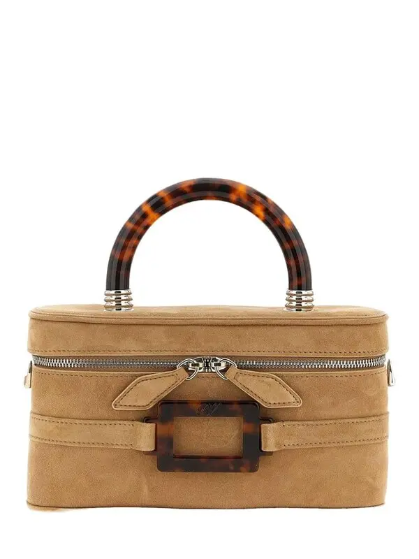 ROGER VIVIER Belle Vivier Mini Leather Vanity Case - Multicolor