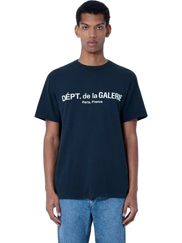 GALLERY DEPT. Logo Print Cotton T-shirt - Black