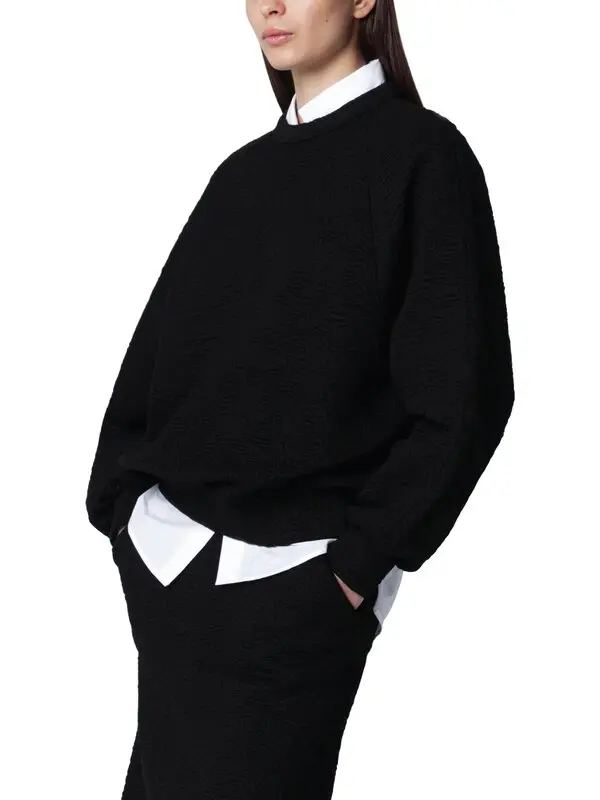 Dries Van Noten Viscose-blend Sweatshirt - Black