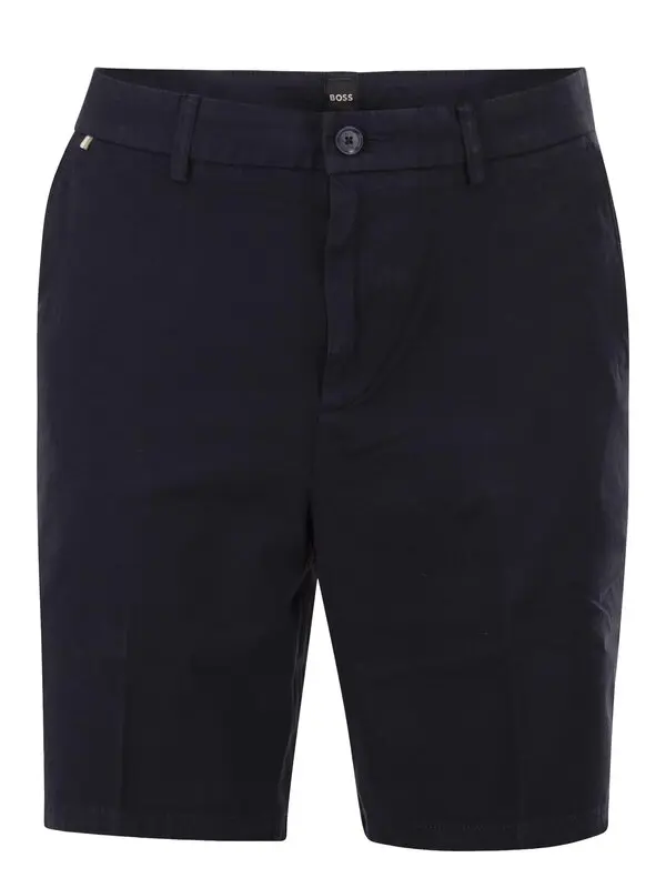 BOSS Stretch Cotton Chino Shorts - Multicolor