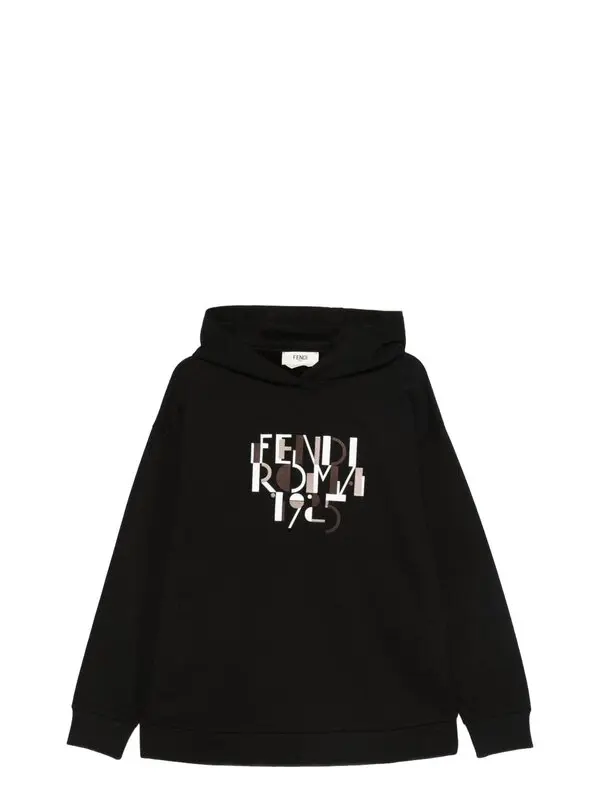 Fendi Roma Cotton Hoodie - Multicolor