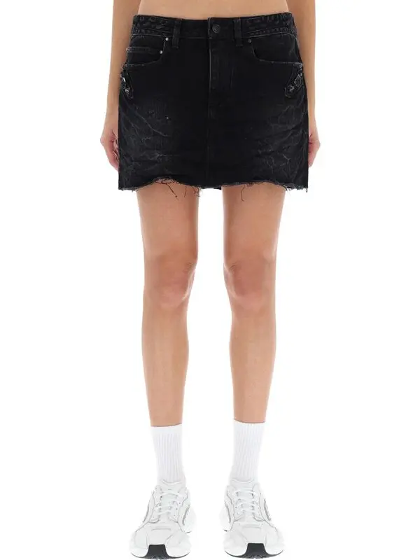 Balenciaga City Miniskirt - Black