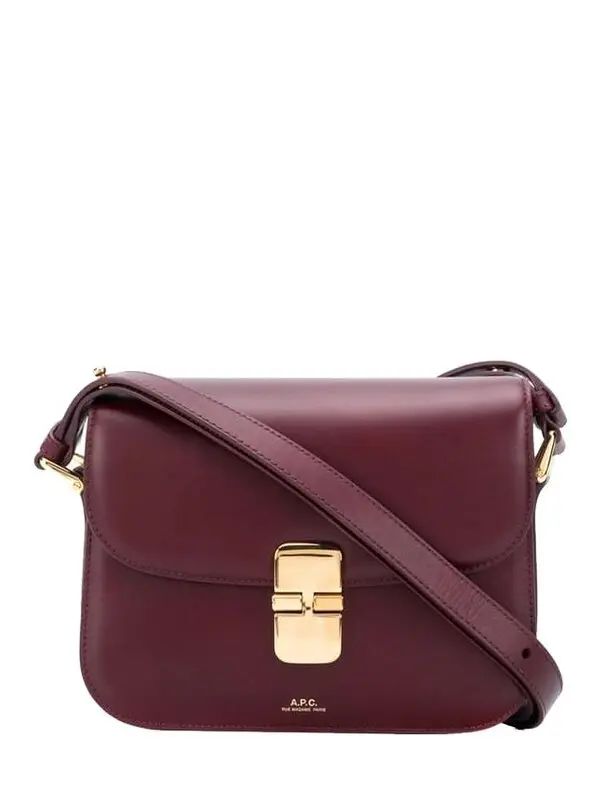 A.p.c. Leather Shoulder Bag - Red