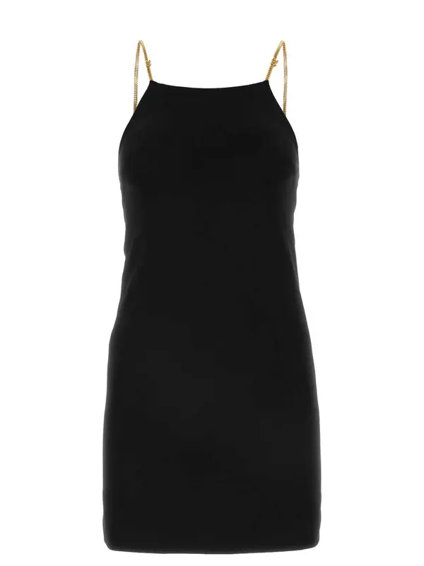 Palm Angels Jersey Mini Dress - Black