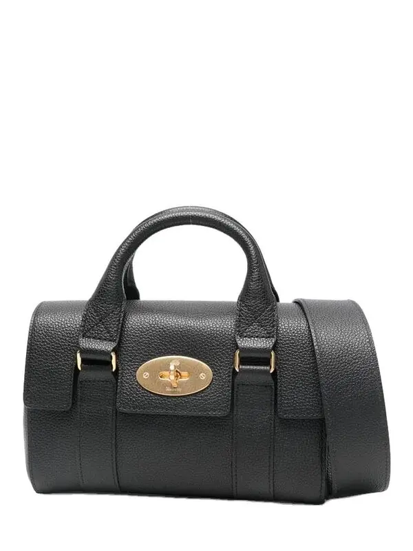 Mulberry Grained Leather Tote Bag - Black