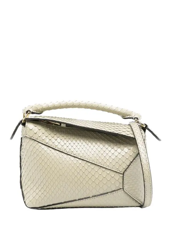 Loewe Puzzle Edge Mini Leather Handbag - Multicolor