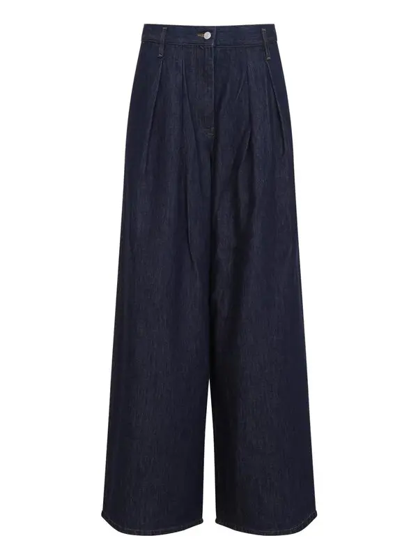 Dries Van Noten Pamplona Denim Pants - Blue