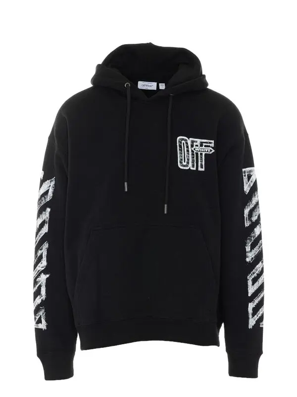 Off-White Motion Arrow Skate Hoodie - Black