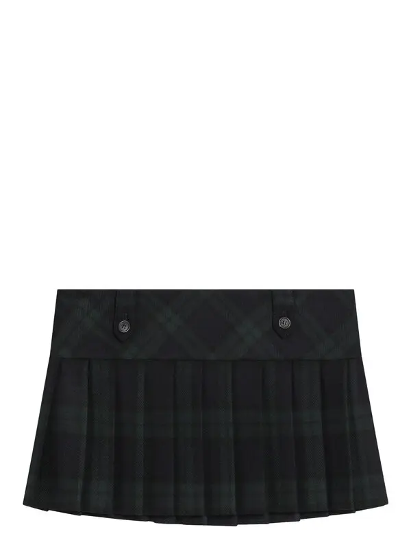 Miu Miu Wool Mini Skirt - Multicolor
