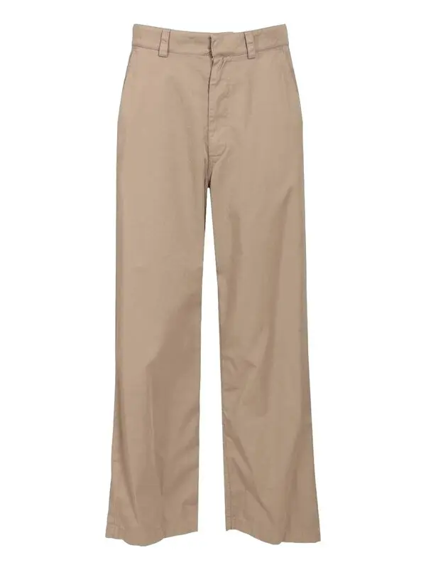 Balenciaga Cotton Twill Workwear Trousers - Cream