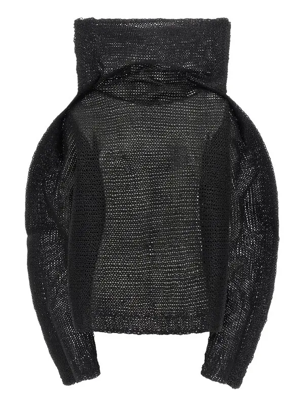 Issey Miyake Panini' Top - Black