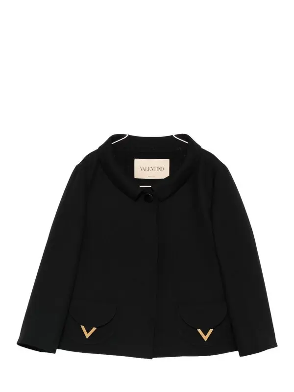 Valentino Garavani Vlogo Signature Wool And Silk Jacket - Multicolor