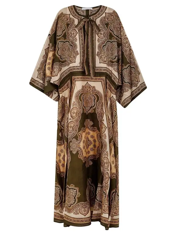 Zimmermann Mahon Silk Tunic Dress - Multicolor