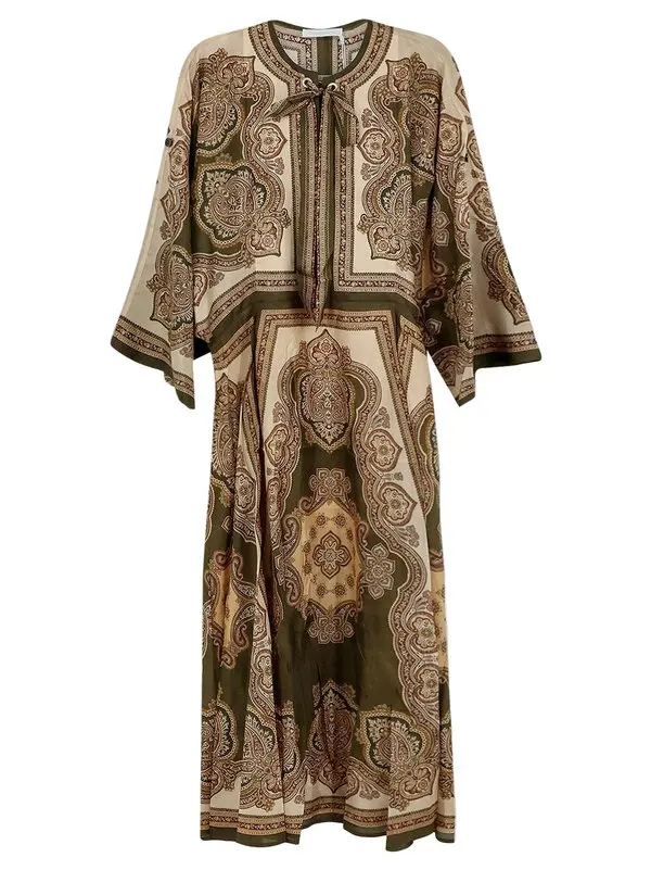 Zimmermann Mahon Silk Tunic Dress - Multicolor