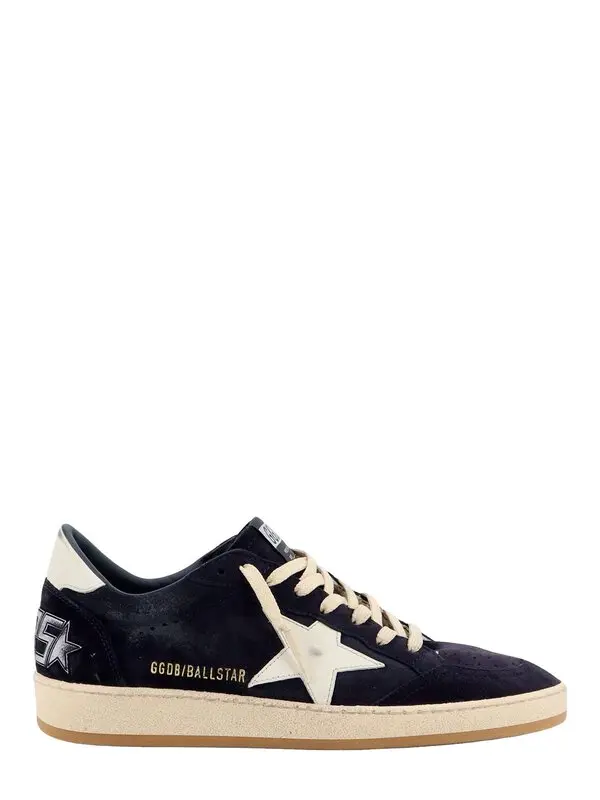 GOLDEN GOOSE Ballstar Suede Sneakers With Iconic Side Logo - Multicolor