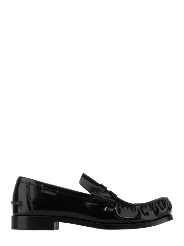 Bottega Veneta Leather Truman Loafers - Black