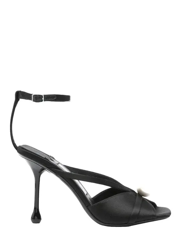 JIMMY CHOO Siva 95 Satin Sandals - Multicolor