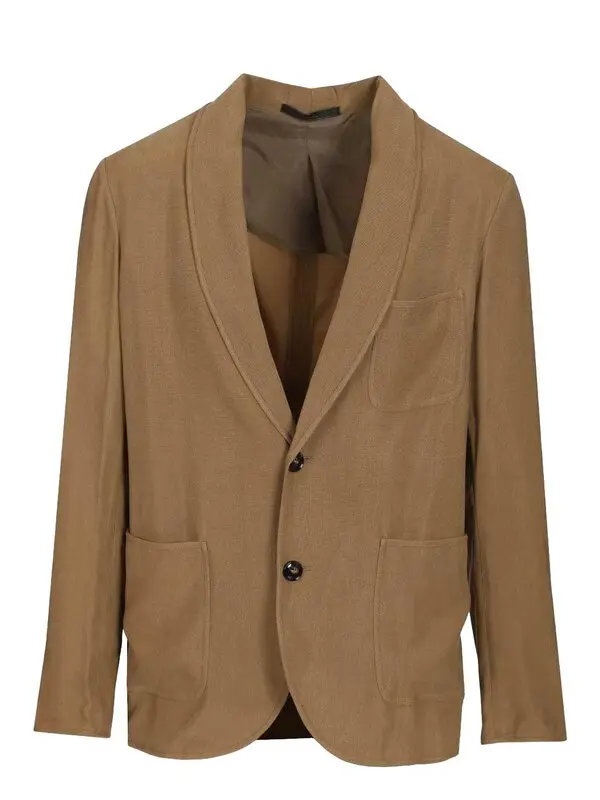 Giorgio Armani Deconstructed Blazer - Cream