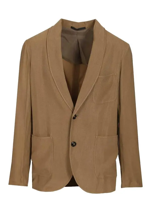 Giorgio Armani Deconstructed Blazer - Cream
