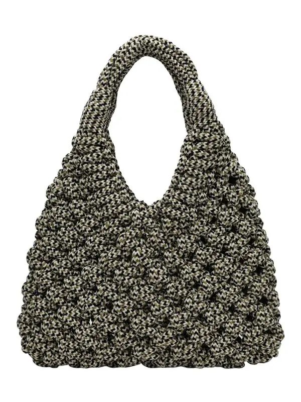 HIBOURAMA Vannifique Maxi Bag In Velvet - Multicolor