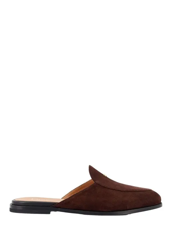 Dior Antibes Suede Mules Sandals - Multicolor