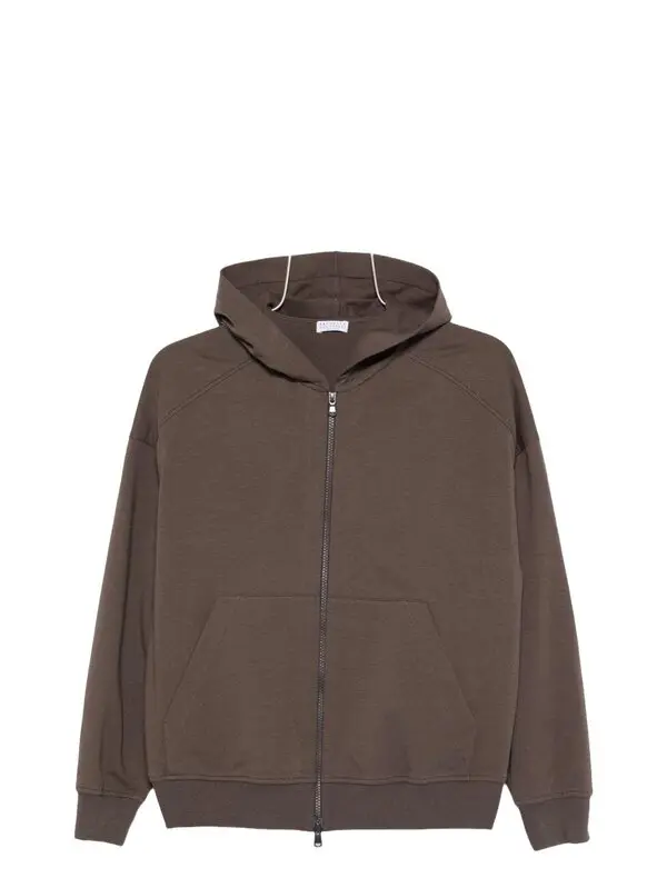 Brunello Cucinelli Cotton Hooded Jacket - Multicolor