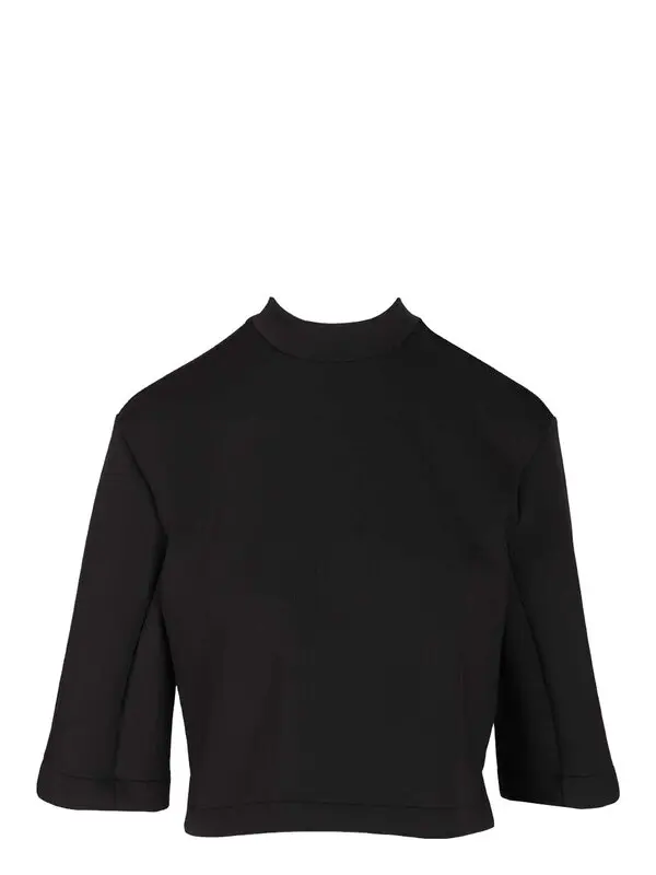 Moncler X Ee72 Neoprene Crew Neck T-shirt - Black