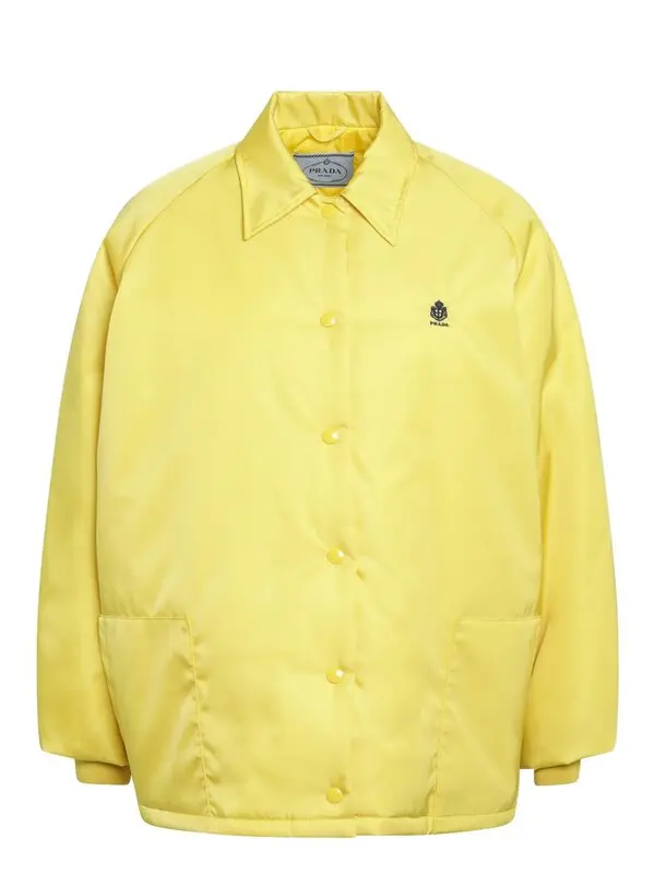 Prada Re-nylon Blouson - Yellow