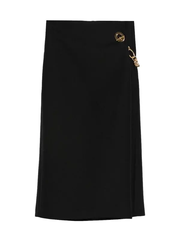 Celine Wool Midi Skirt - Multicolor