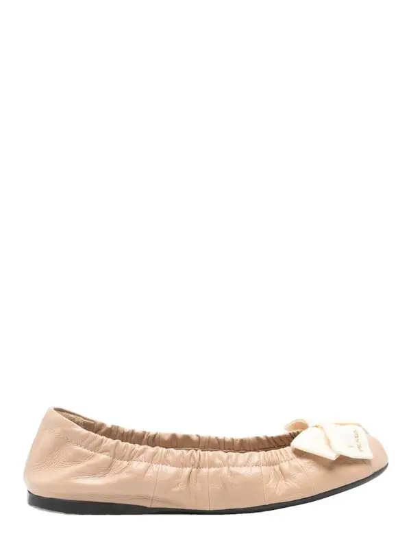 Prada Leather Ballet Flats - Multicolor