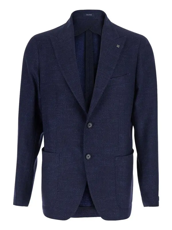 Tagliatore Wool Single-breasted Blazer - Multicolor
