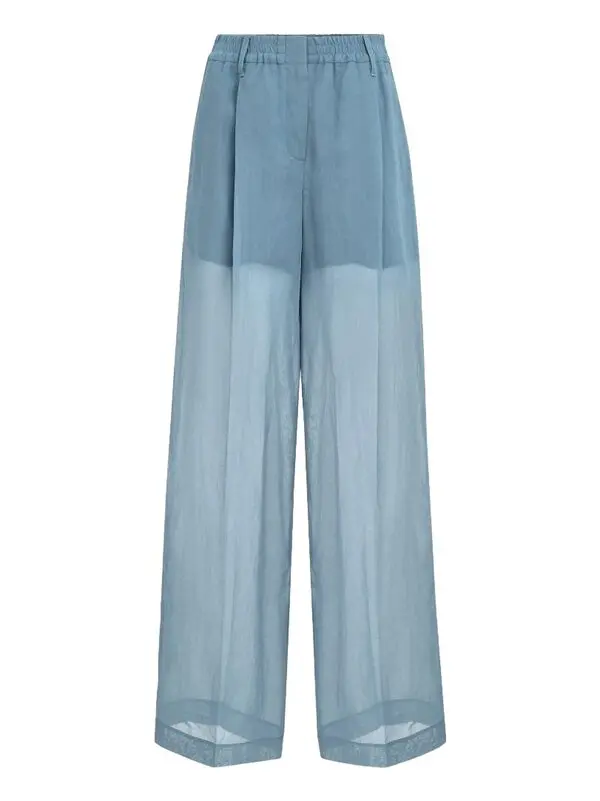 Brunello Cucinelli Cotton Trousers - Multicolor