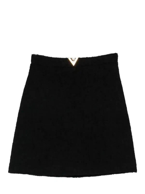Valentino Garavani Vlogo Signature Wool Skirt - Multicolor
