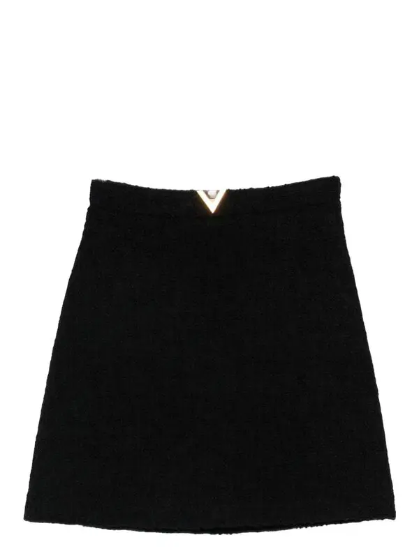 Valentino Garavani Vlogo Signature Wool Skirt - Multicolor