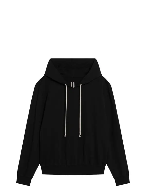 Rick Owens Hoodie With Logo Print - Black